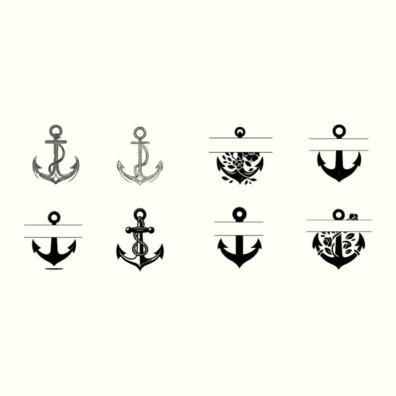 Anchor Svg, Nautical Svg, Marine Svg, Svg Bundle, Nautical Anchor Svg ...