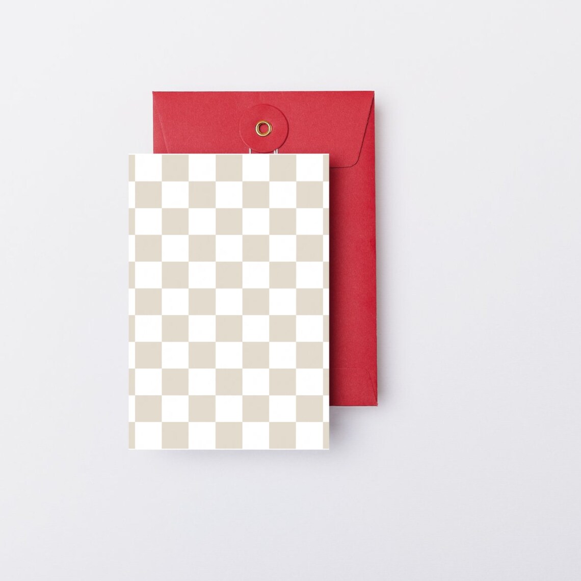 Cream Beige Checkerboard Digital Print Wall Art Pattern, Seamless ...