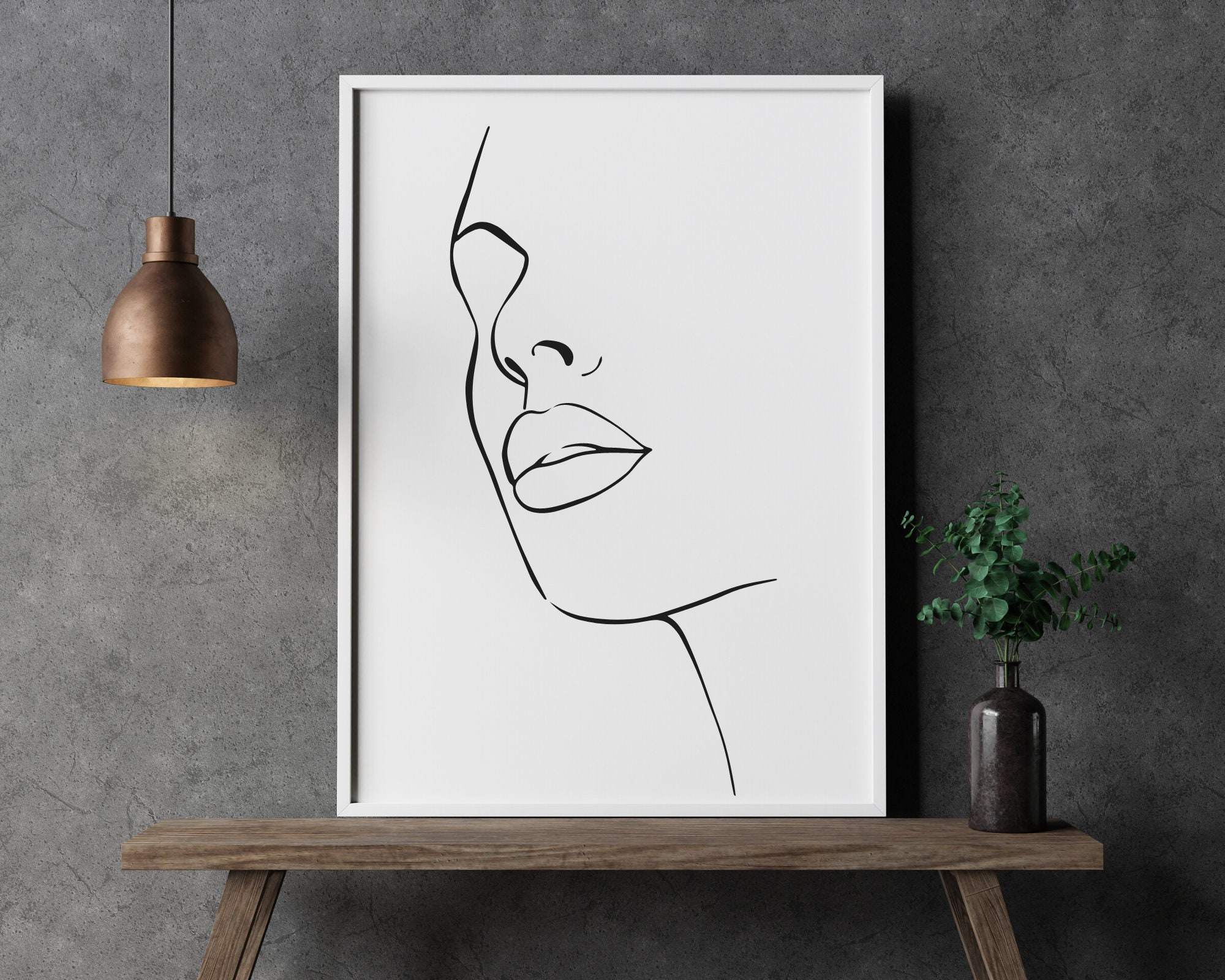 Minimalistic Drawing Poster Design, Minimalistic Art Print, Line Art ...