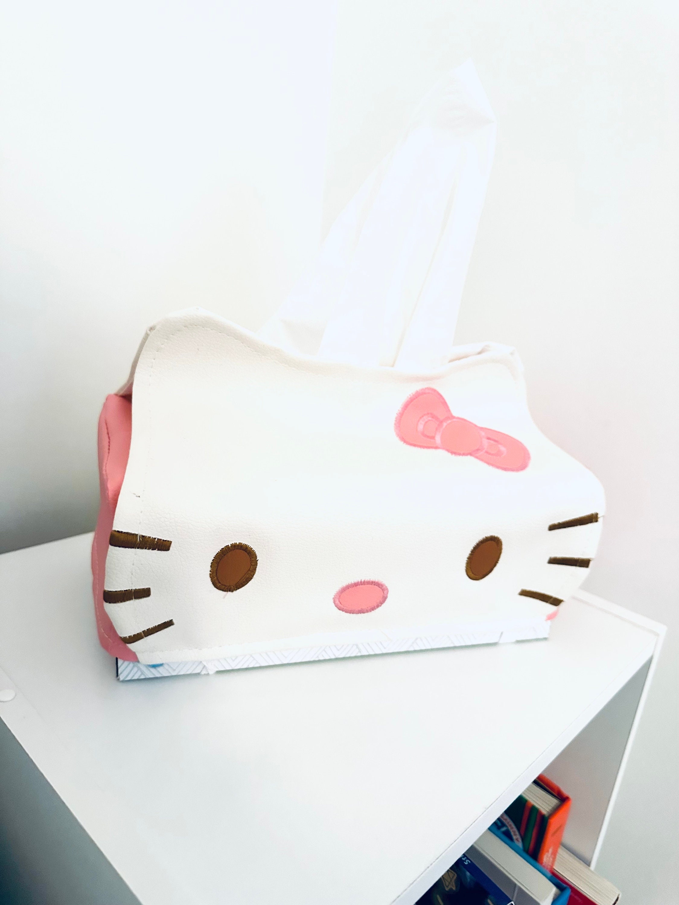 Hello Kitty Tissue Box Cover Rectangle Tissue Box Cover Bathroom Decor ...