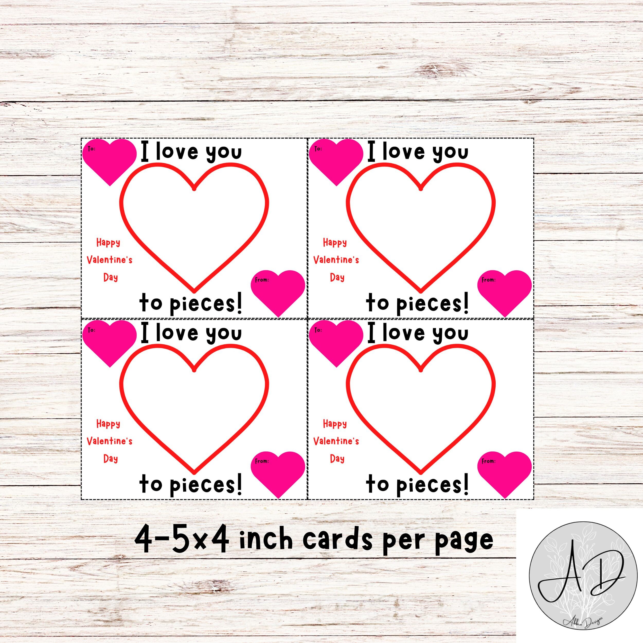 Fun Valentine's Day Craft Card - Etsy