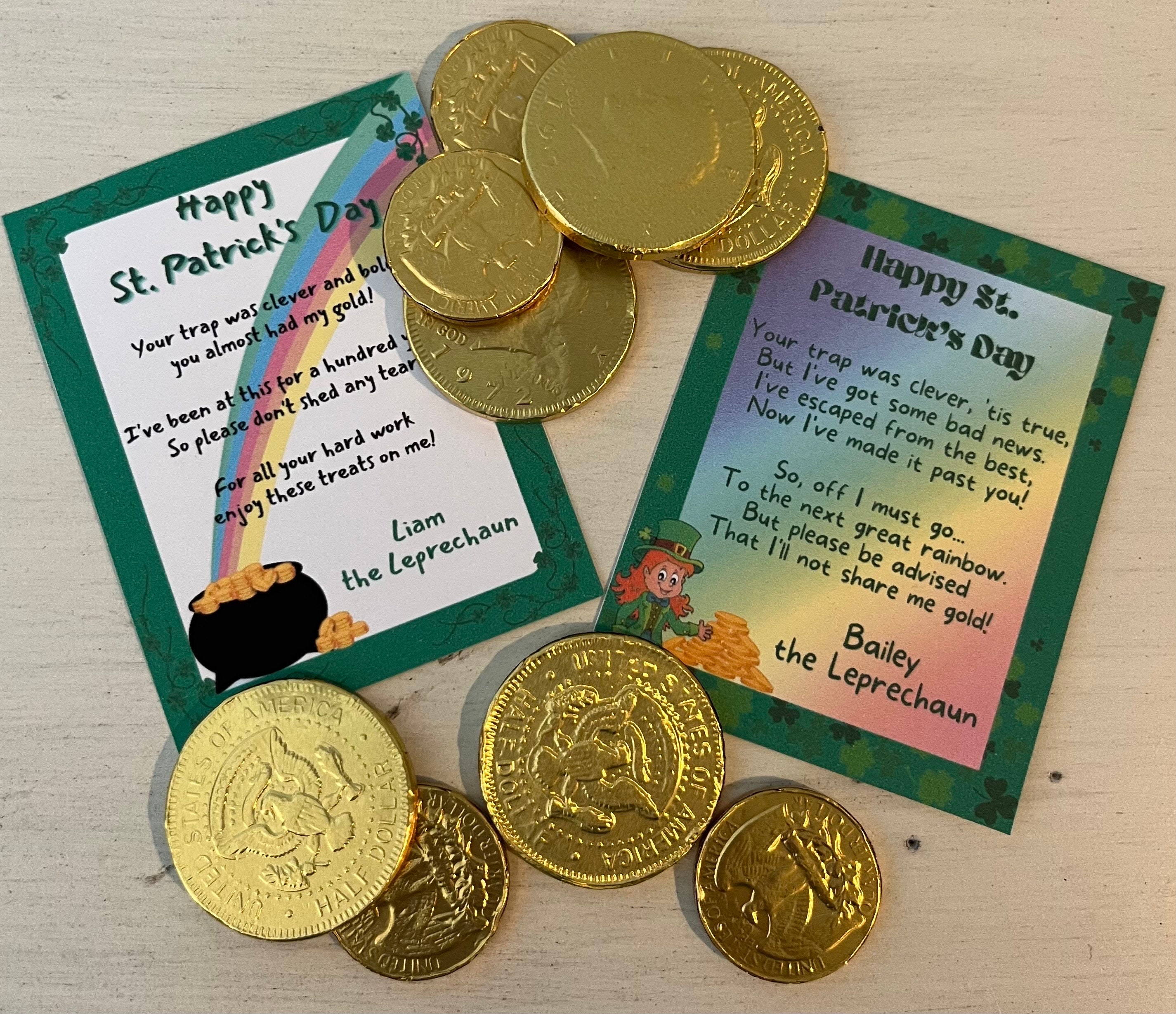 Printable Leprechaun Trap Letters, St. Patrick's Day Leprechaun Notes ...