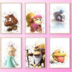 Super Mario (set of 25 Characters) BIGGEST ETSY BUNDLE Printable ...