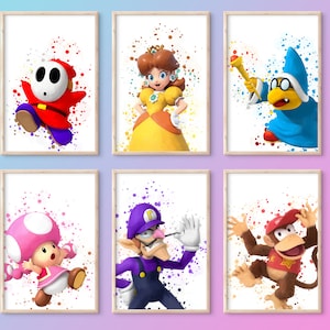 Super Mario (set of 25 Characters) BIGGEST ETSY BUNDLE Printable ...