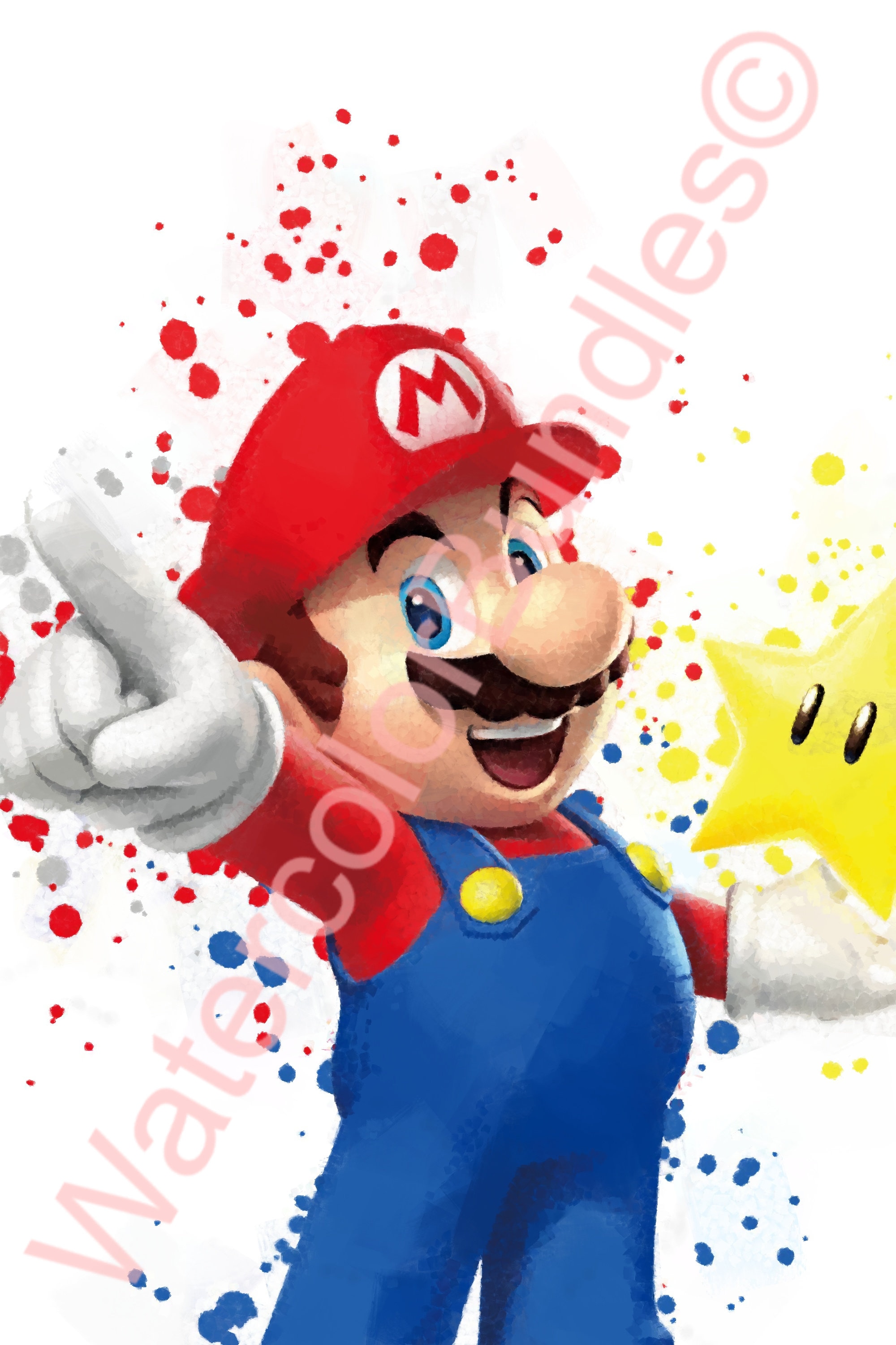 Super Mario (set of 25 Characters) BIGGEST ETSY BUNDLE Printable ...