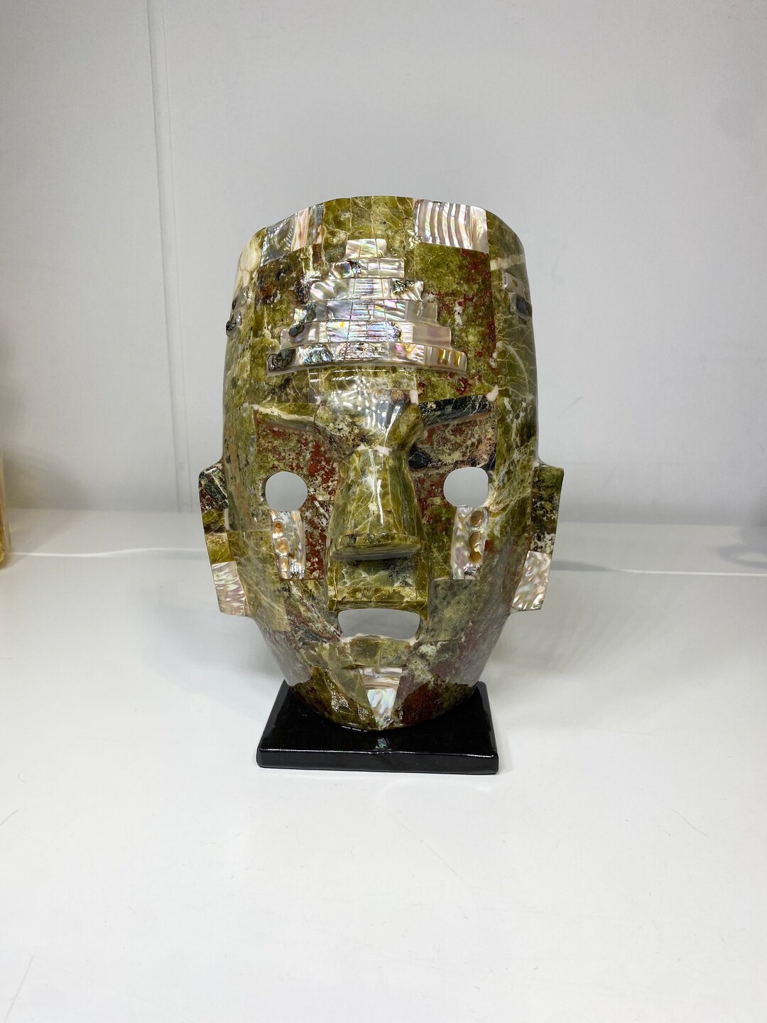 Aztec Mask, Teotihuacan Funerary Mask, Mosaic Mask, Aztec and Mayan ...