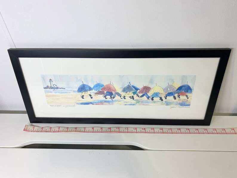 Signed Jean Casterline lighthouse Print 727/1000 - Etsy