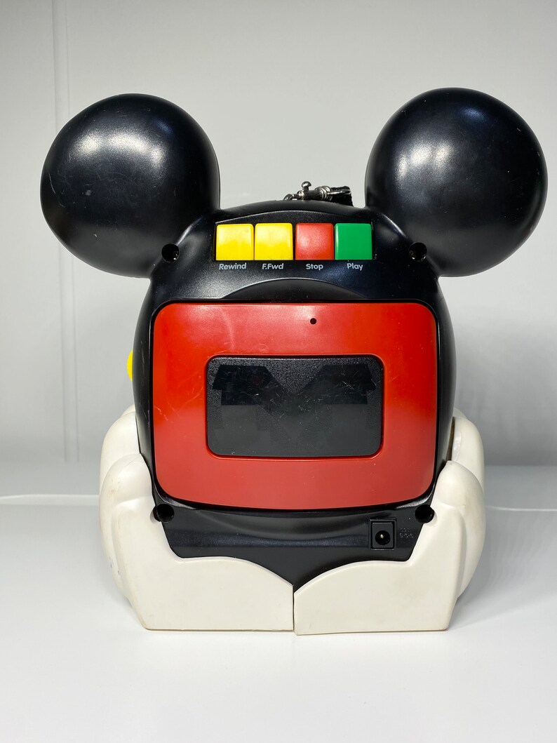Vintage Mickey Mouse Head Talkin Tape Player Portable Cassette - Etsy