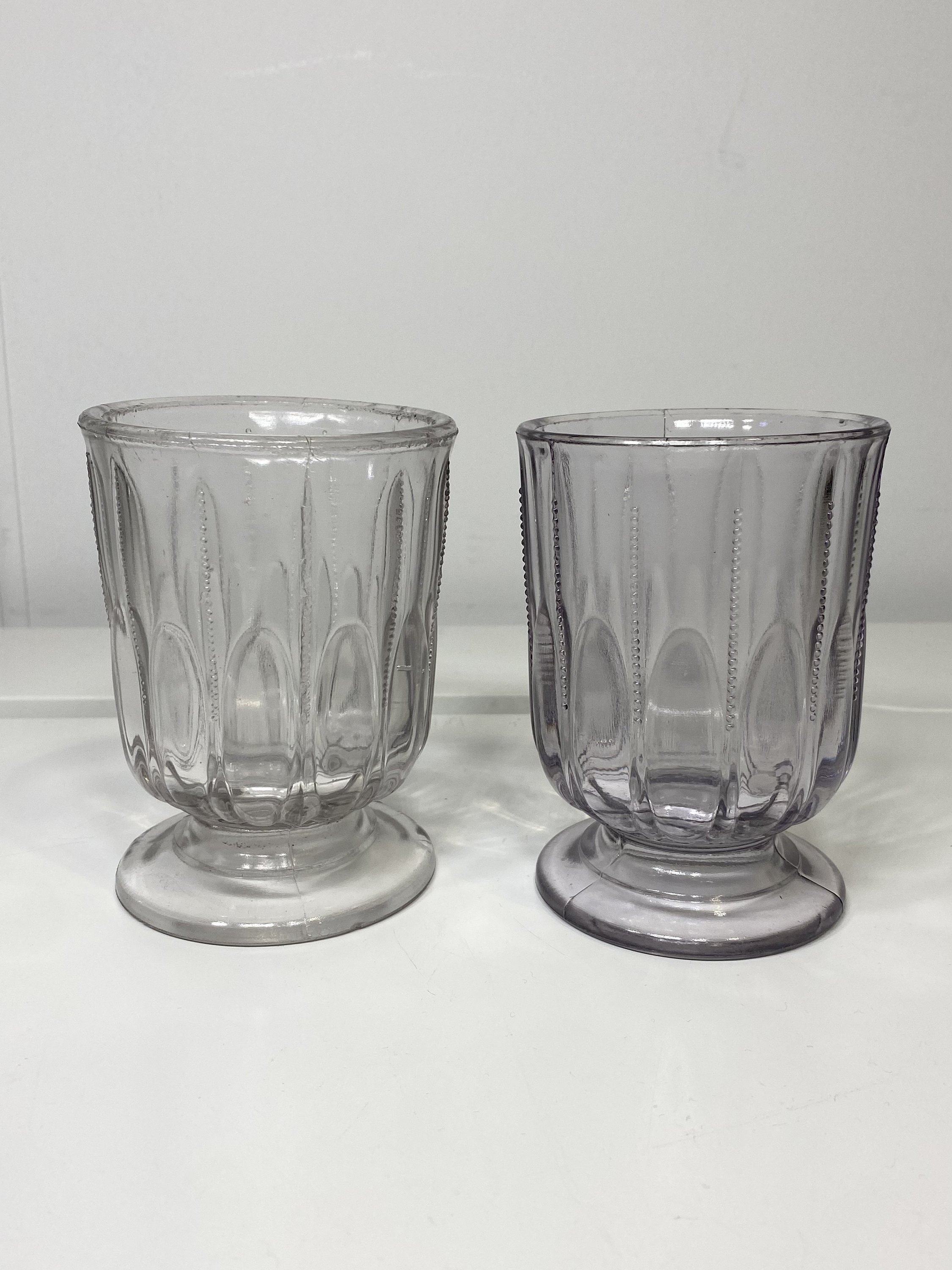 Set of 2 Victorian Beaded Petal Spooner Spoon Holder Antique Circa 1880 ...