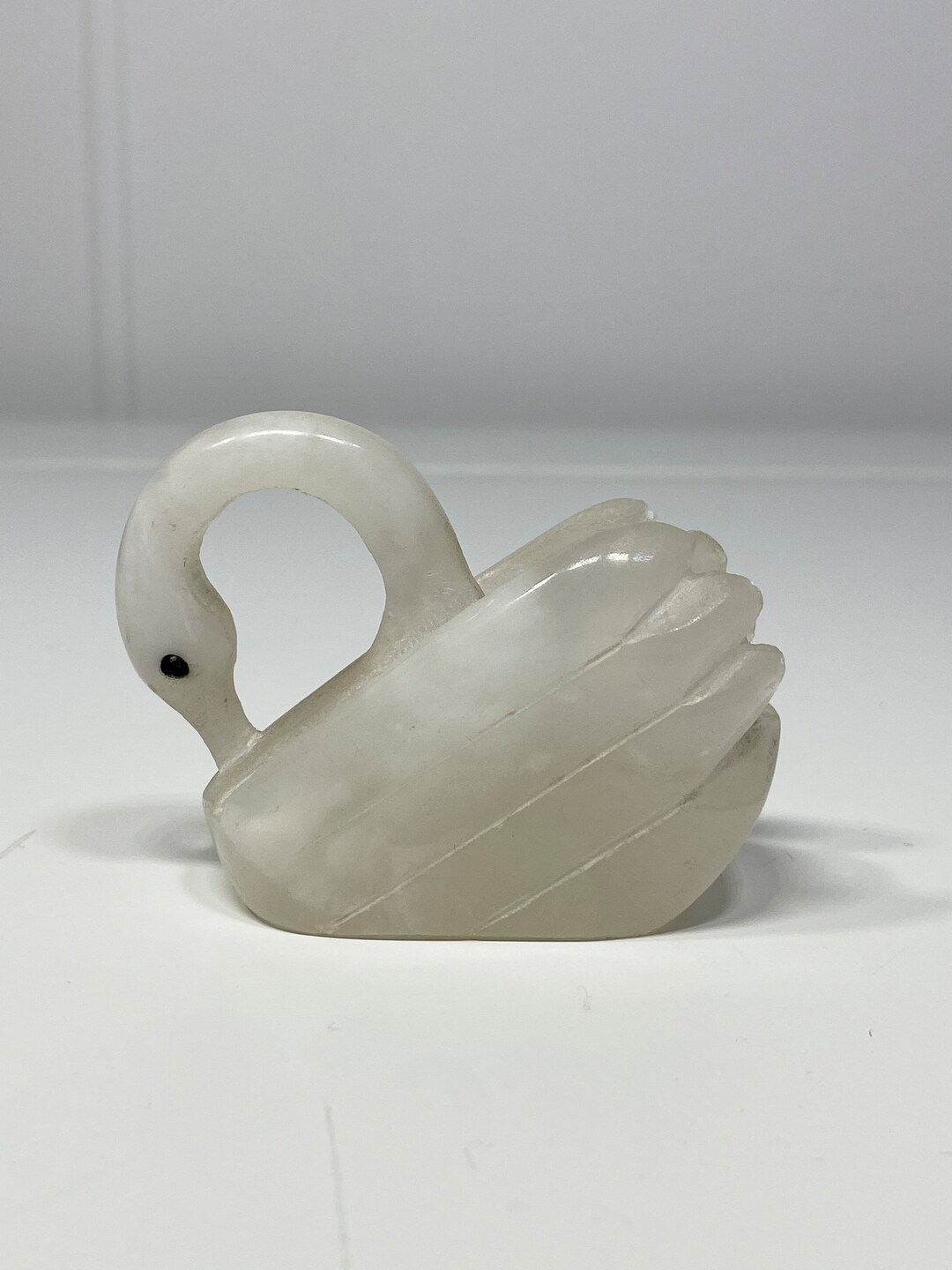 Handmade Soapstone Swan Carving Vintage - Etsy