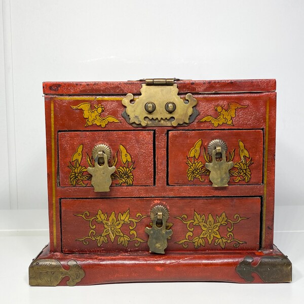Chinese Jewelry Box - Etsy