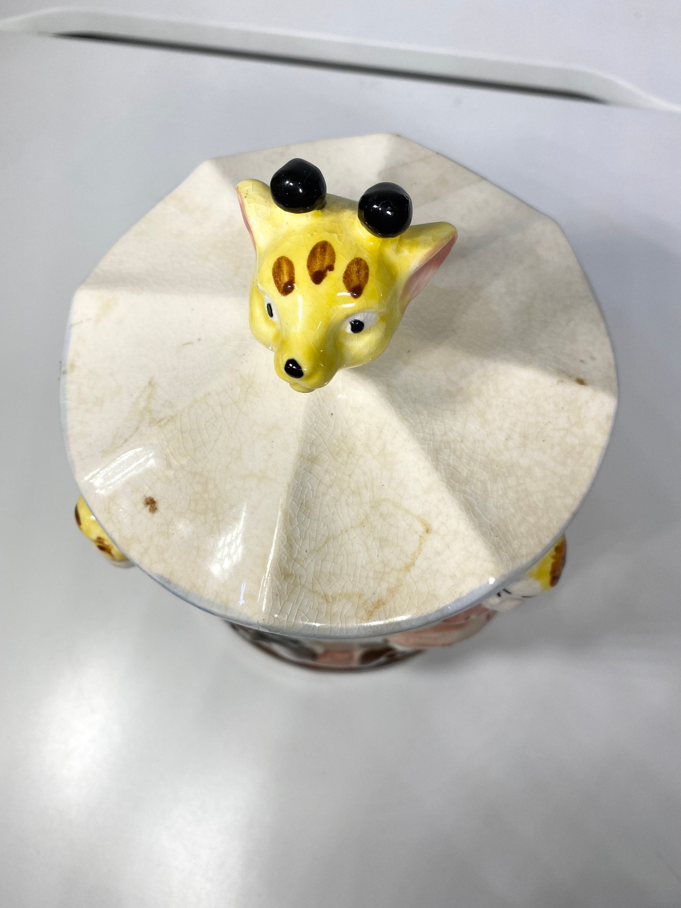 Vintage Japanese Circus Cookie Jar / Kitchen Jar Made in Japan - Etsy