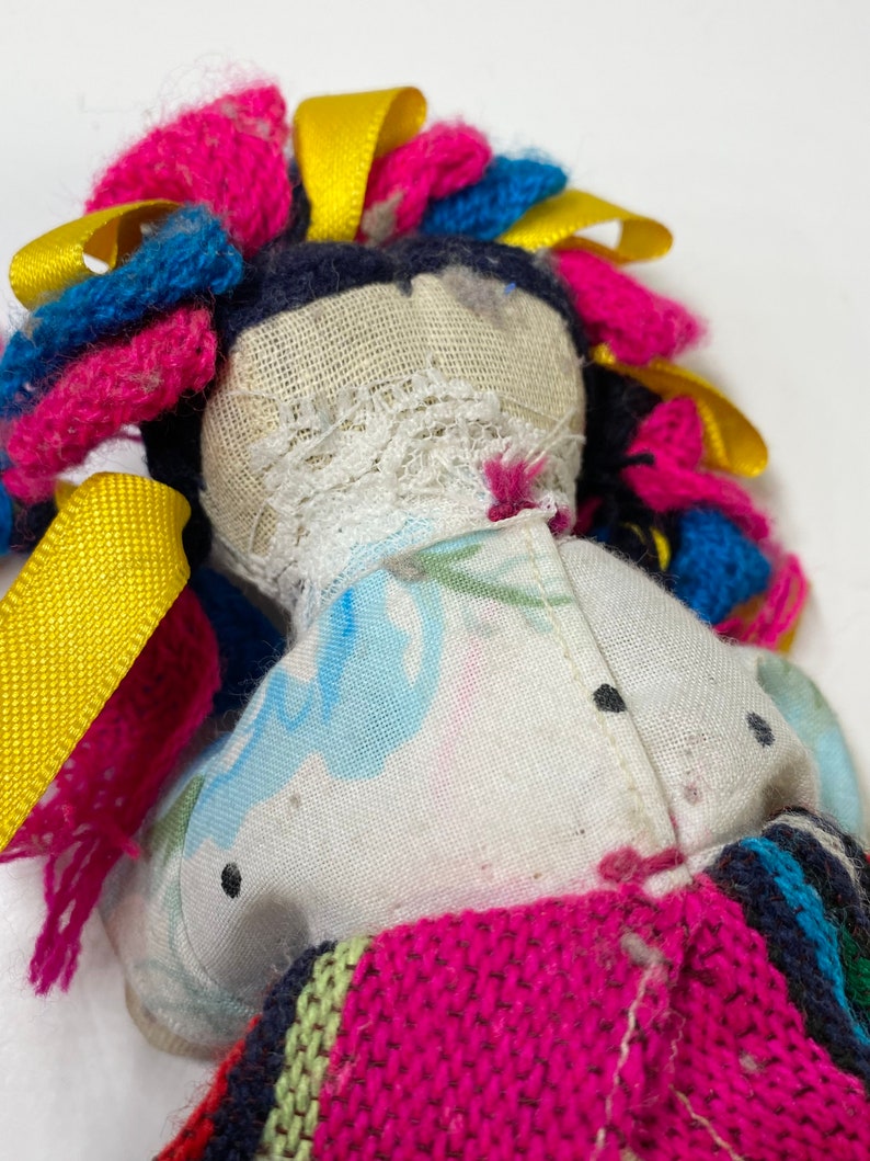 Mexican Hand Craft Doll Mexican Rag Doll, Maria Doll, Traditional ...