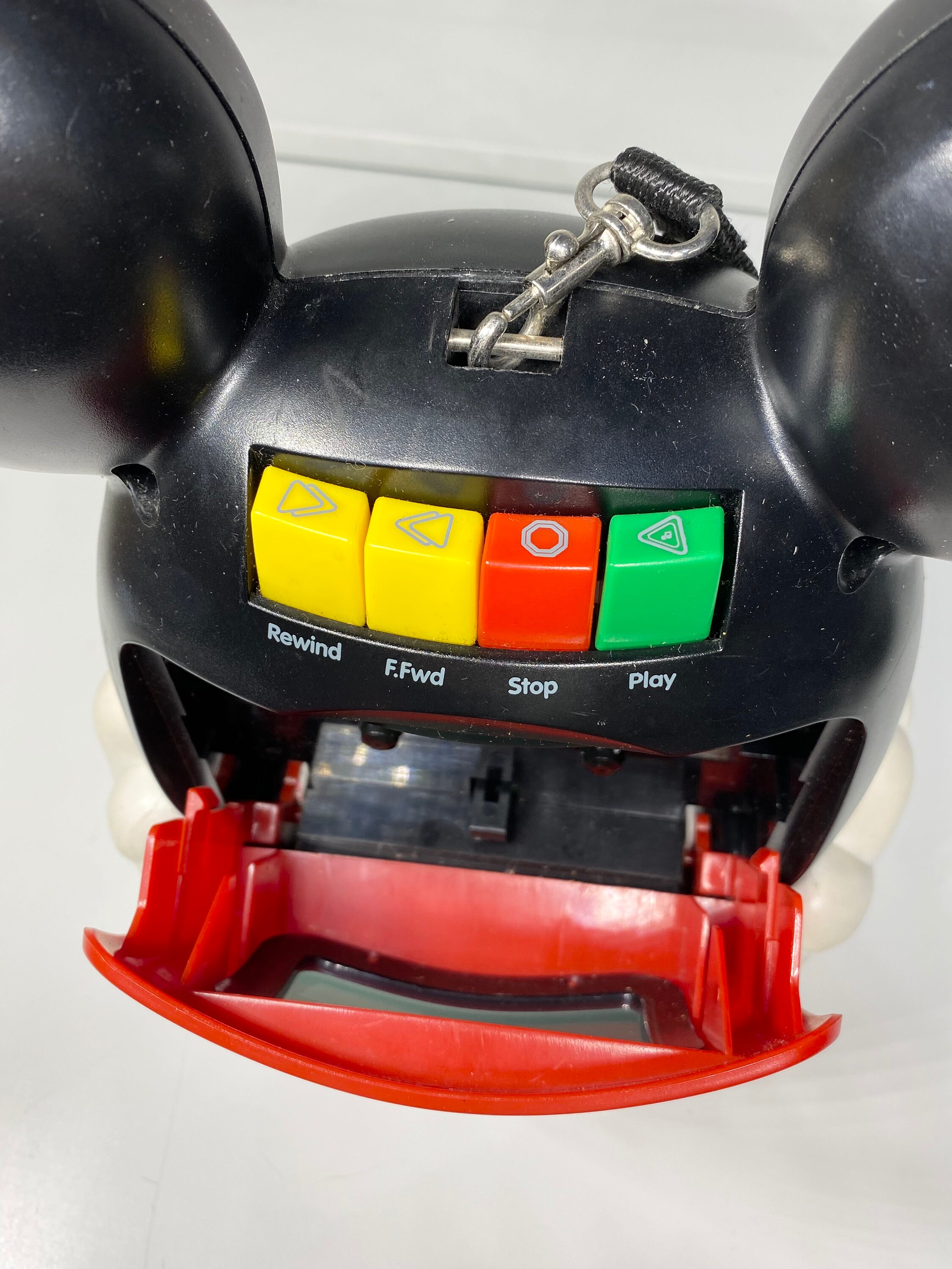 Vintage Mickey Mouse Head Talkin Tape Player Portable Cassette Radio ...