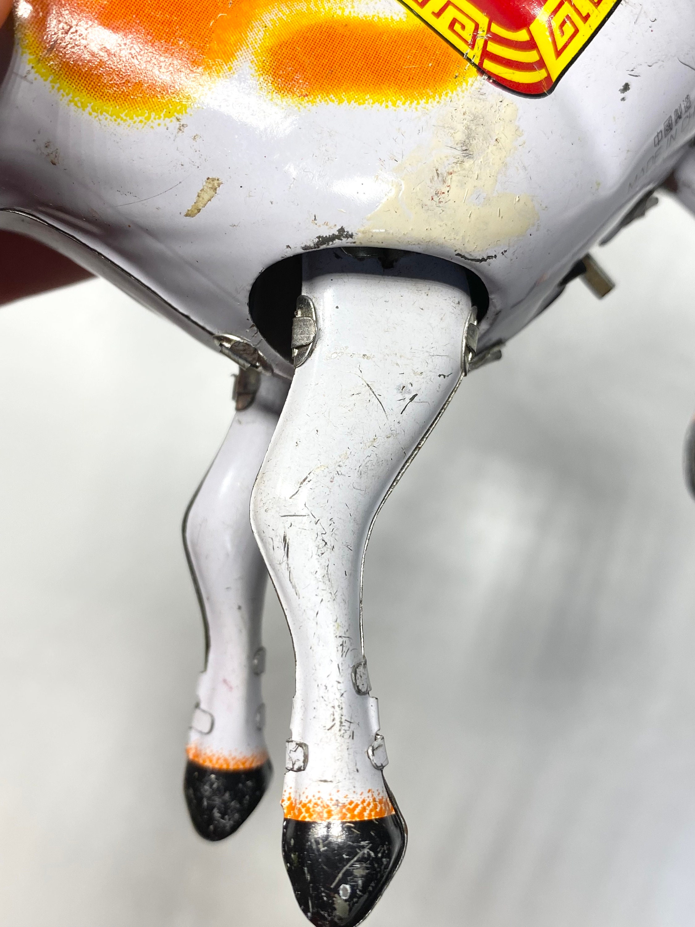 Vintage Wind up Tin Toy Monkey Riding Horse Made in China 1970s MS 764 ...