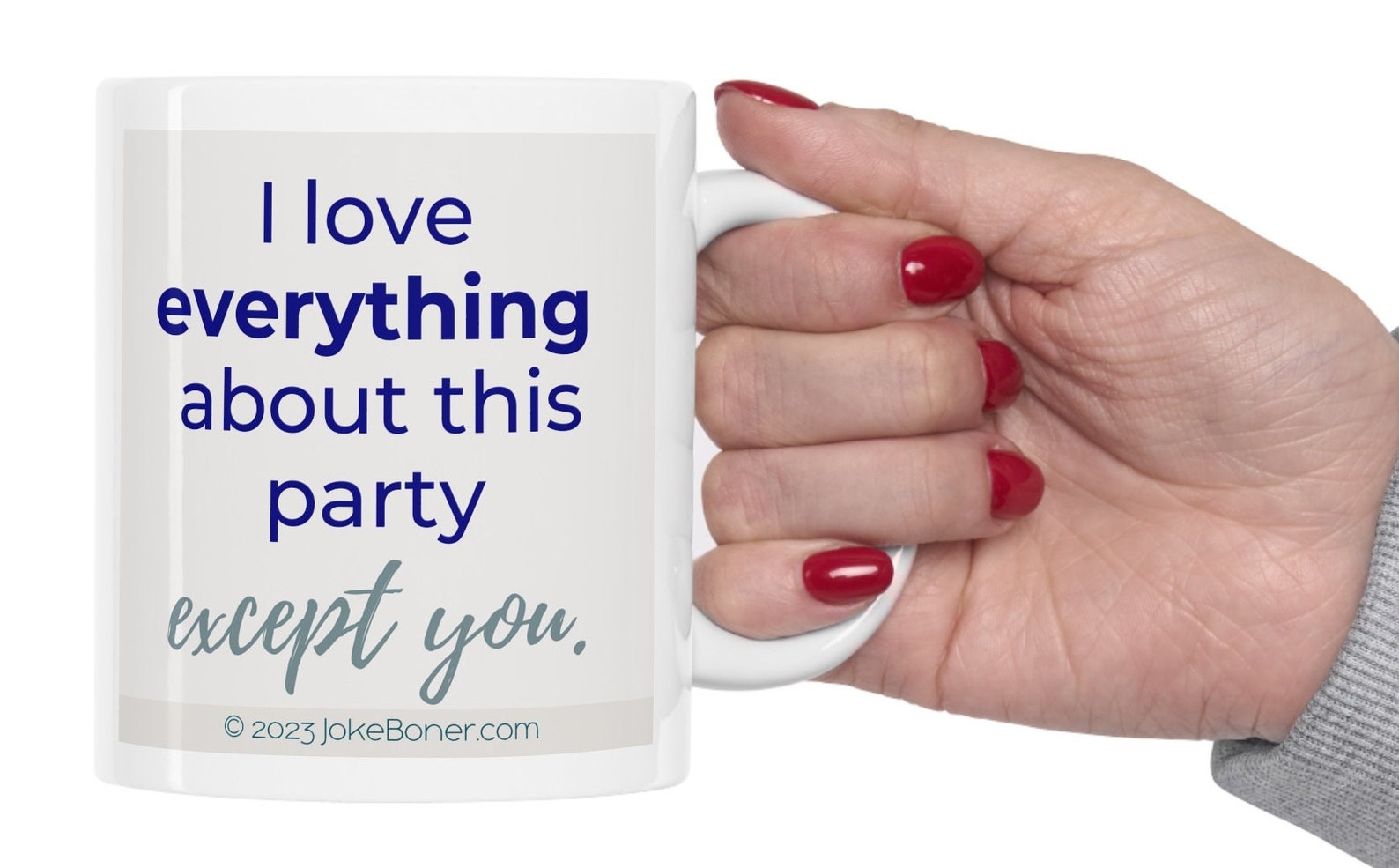 I Love Everything About This Party... Except You 11oz Ceramic - Etsy