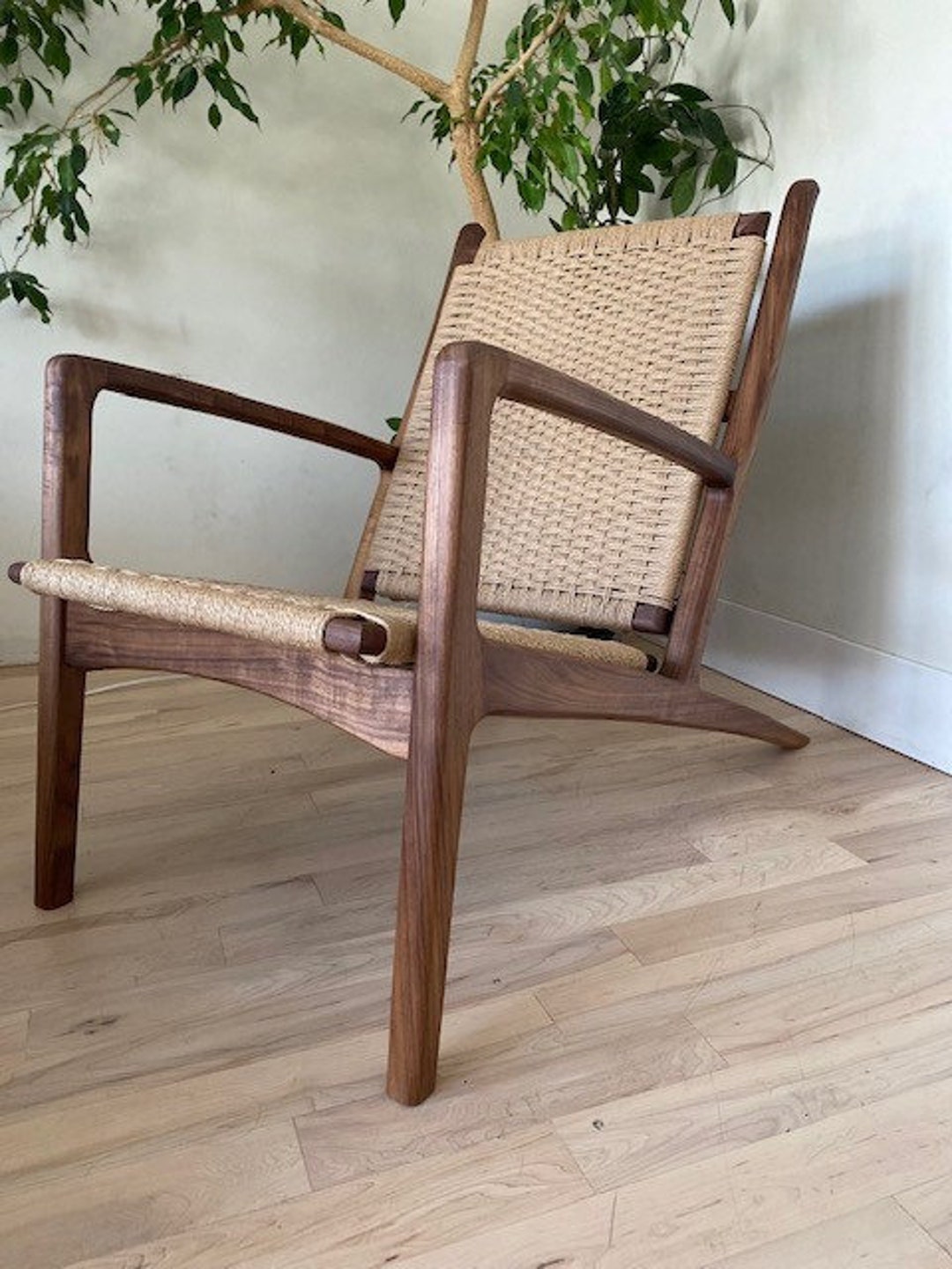 Custom Danish Hygge Wood Chair - Etsy