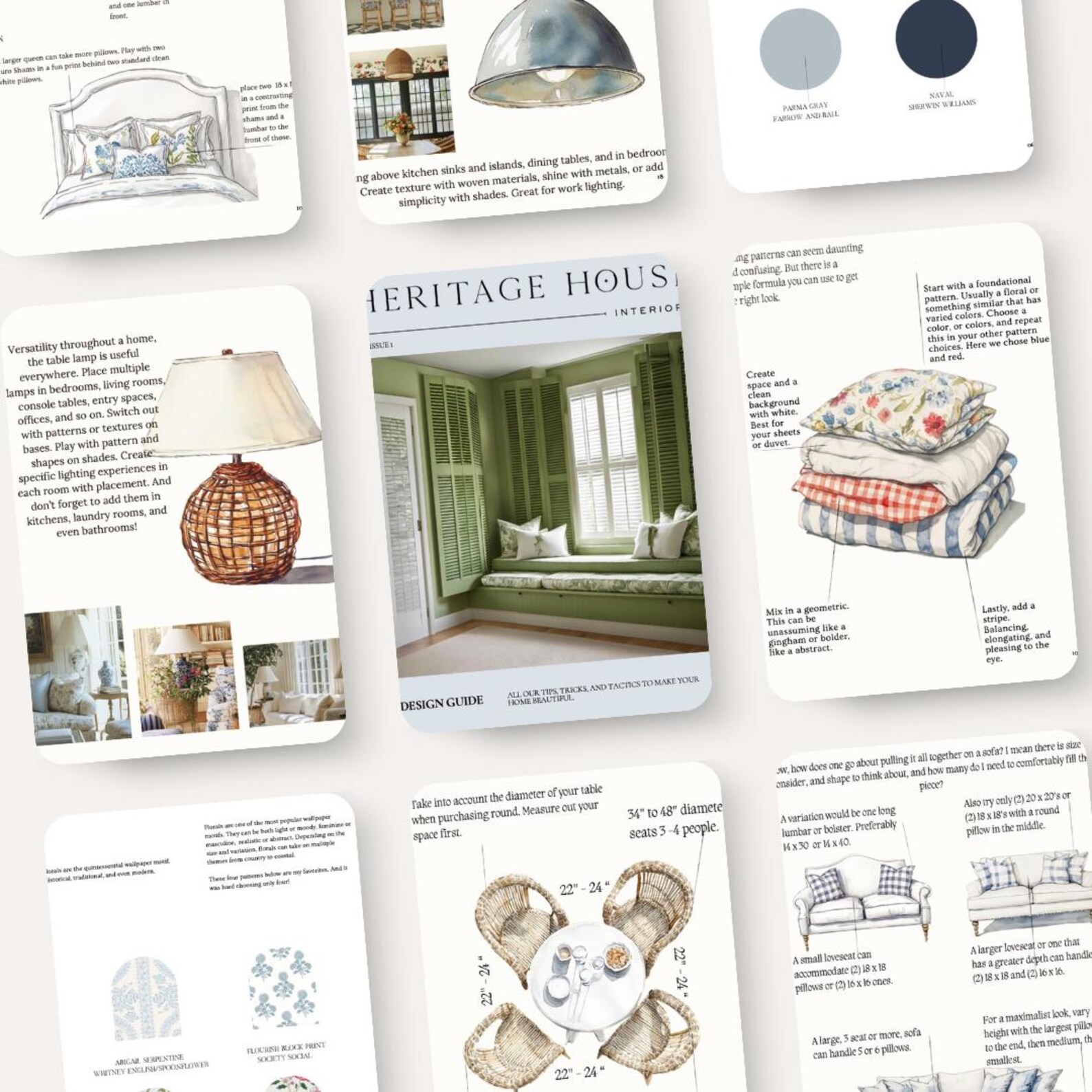 Design Guide | Curated Interiors | E-design | Design Guide Book ...