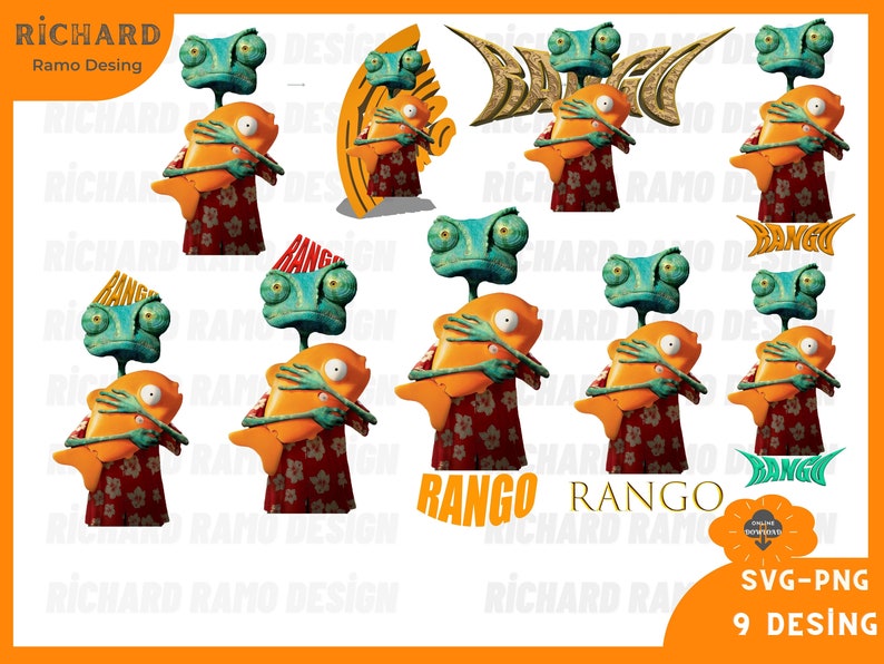 9 Rango Pvg, Png, Digital Files, Bank of Dirt, T-shirt, Tee, Top, Gift ...