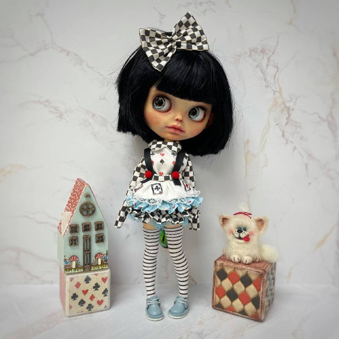 Alice Outfit for Blythe Doll, Alice Blythe Doll, Clown Blythe,alice ...