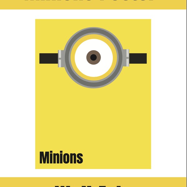 Minions Poster - Etsy