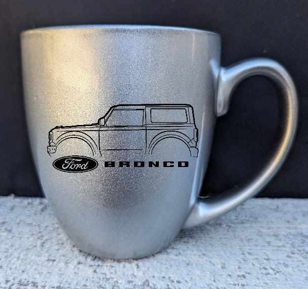 Ford Bronco Mug Automotive Mugs Ford Bronco Gearhead Car Guy - Etsy