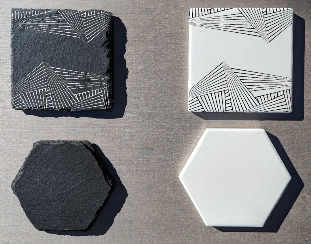 Modern Coasters | Mid Century Coasters | Geometric Coasters | Coffee ...