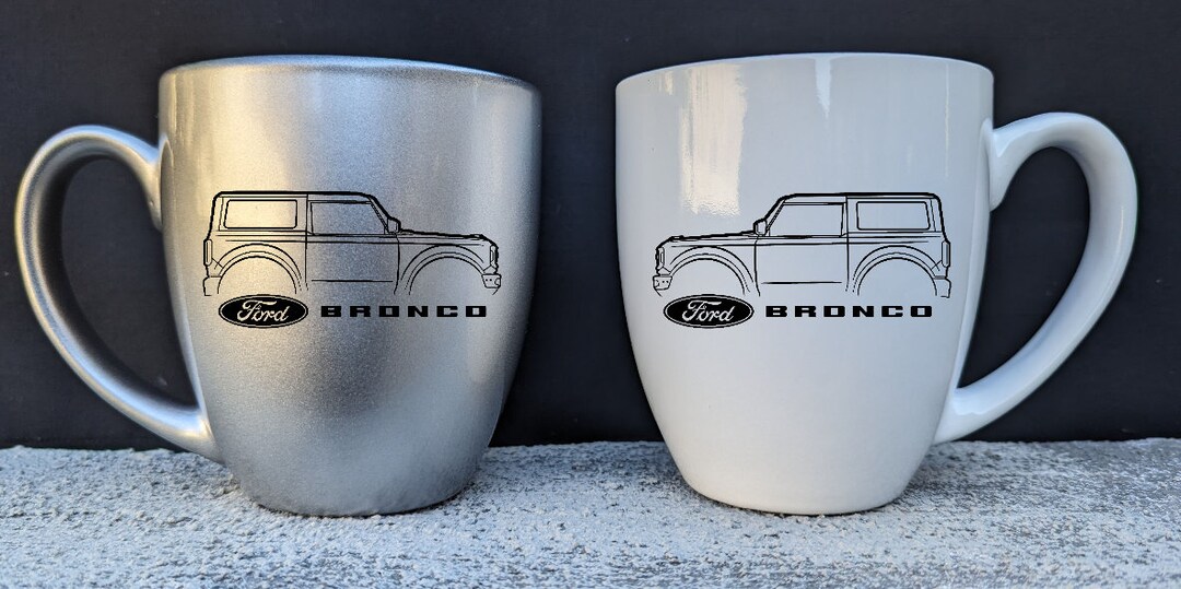 Ford Bronco Mug Automotive Mugs Ford Bronco Gearhead Car Guy - Etsy