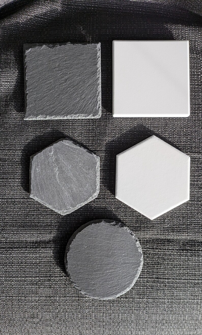 Funny Engraved Coaster Set: Slate or Ceramic, Humorous Drink Coasters ...