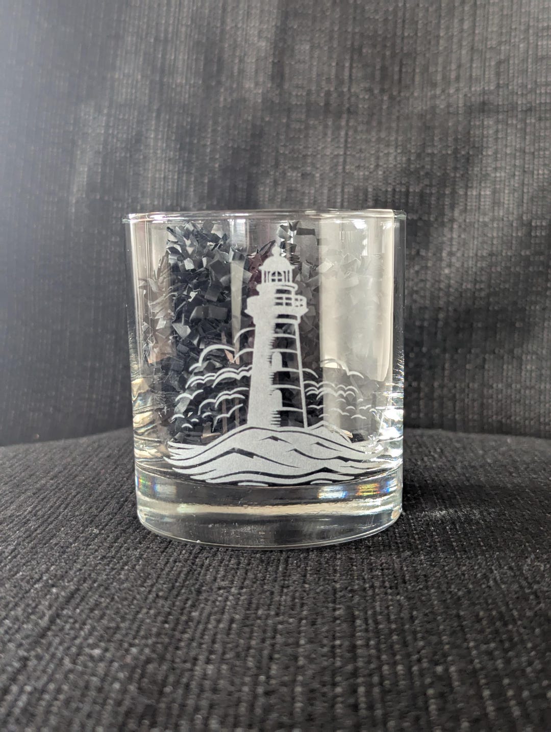 Lighthouse Whiskey Glass, Nautical Whiskey Glass, Nautical Style Rocks ...