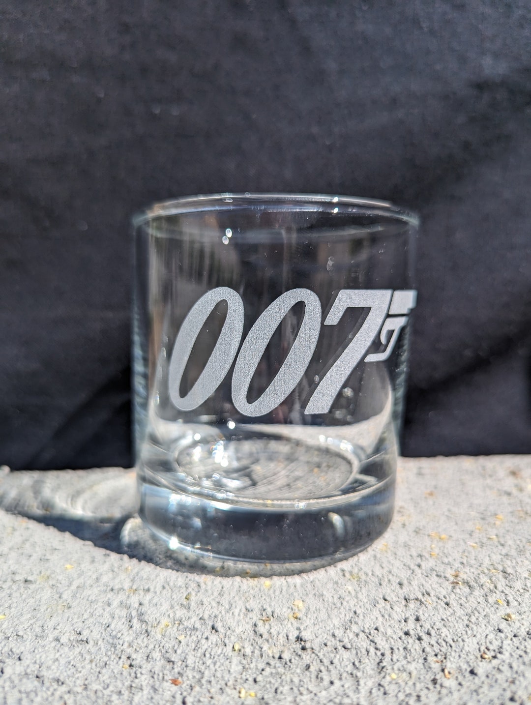 James Bond Engraved Whiskey Custom Whiskey Glasses 007 Skyfall Sean ...