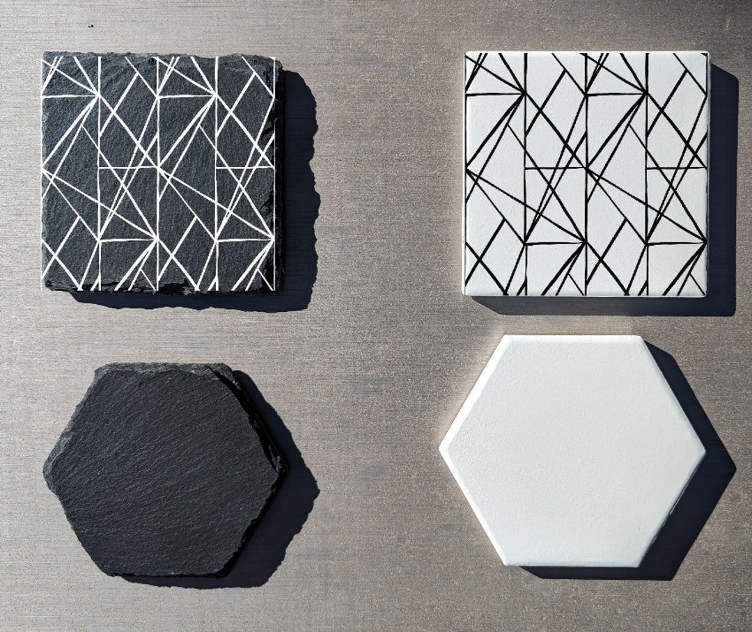 Modern Coasters Mid Century Coasters Coffee Coasters Wine Coasters ...