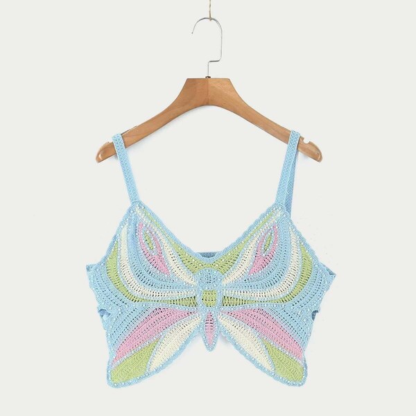 Butterfly Halter Top - Etsy