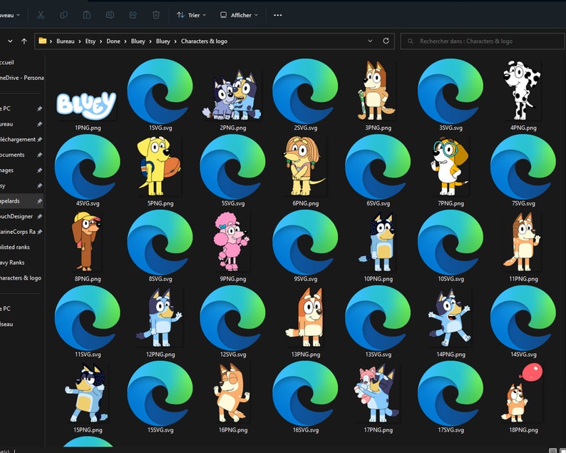 Bluey Font Bluey SVG Bluey Logo Bluey Characters Vinyl Cut - Etsy Canada