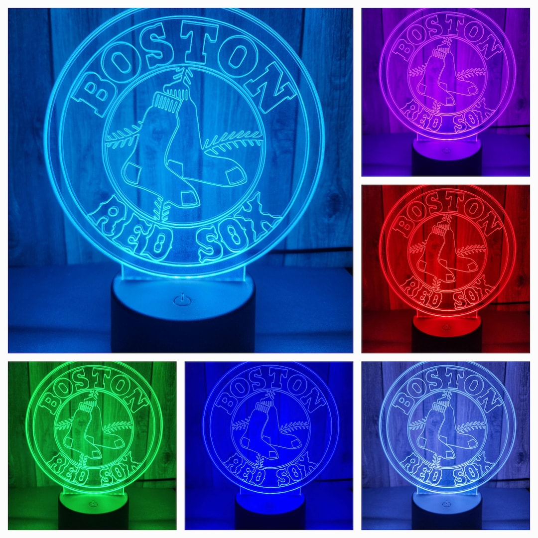 Boston Red Sox 3d Lamp - Etsy