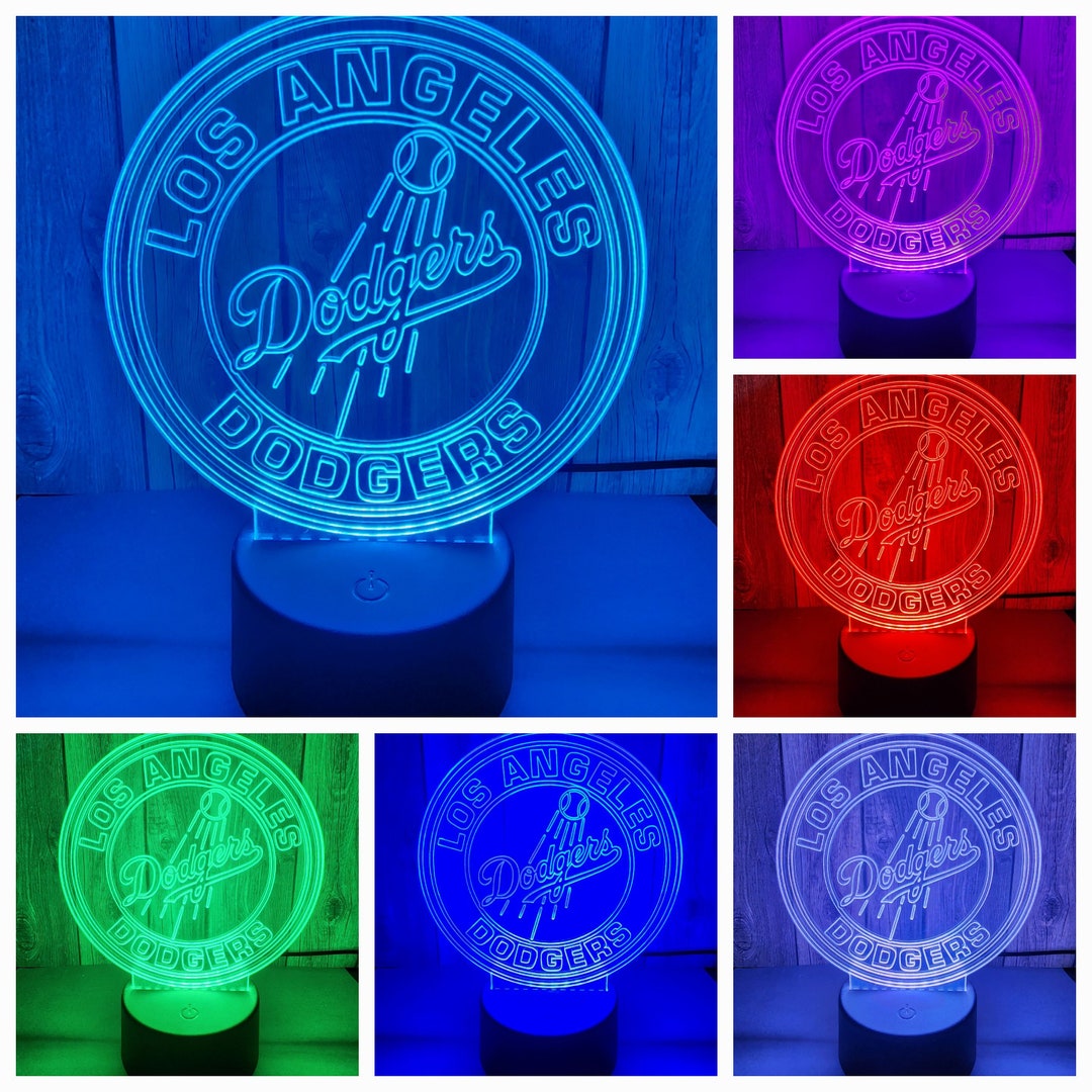 Los Angeles Dodgers 3d Lamp - Etsy
