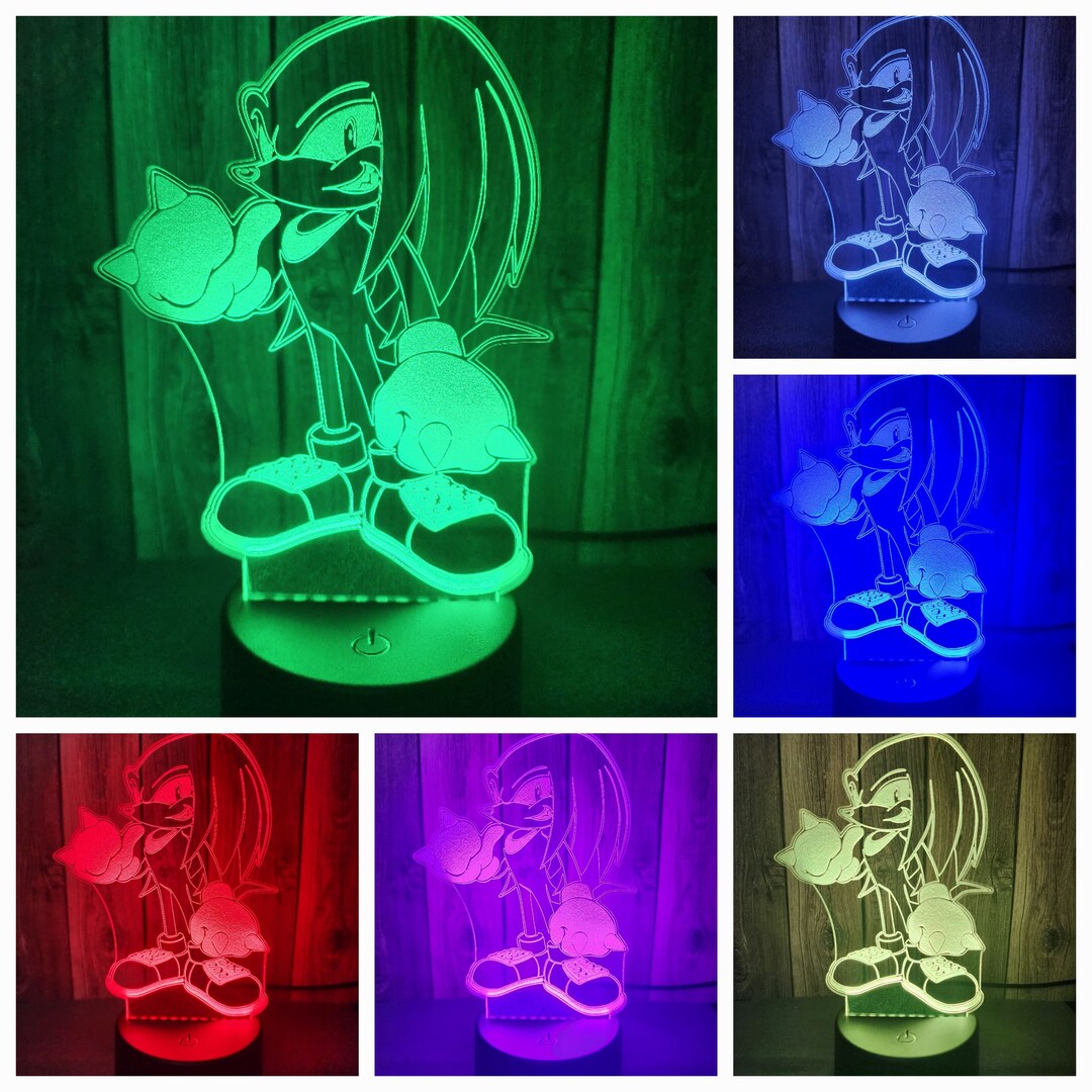 Knuckles 3d Lamp - Etsy