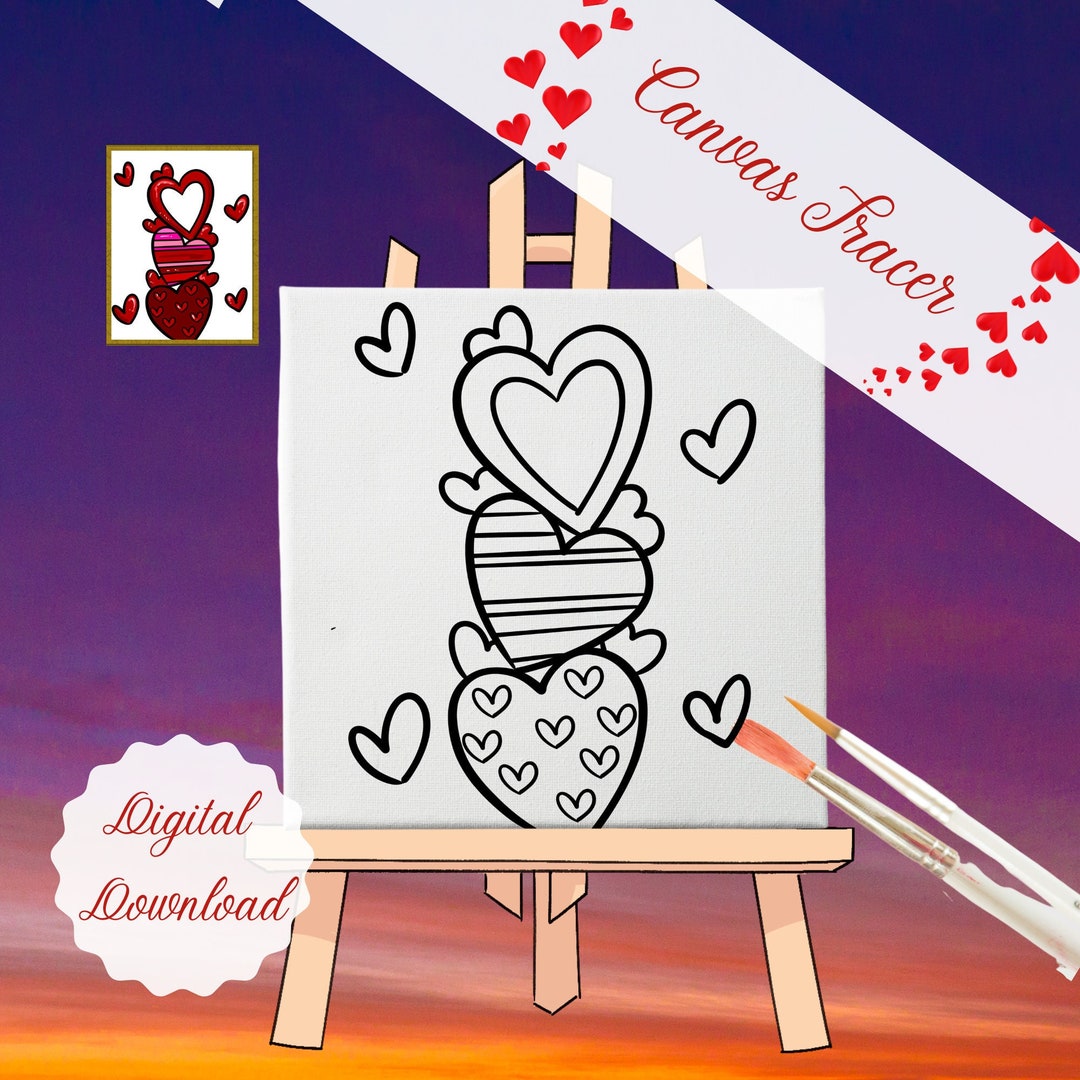 DIY Paint N Sip / Paint Party / Coloring Page / Painting / Stencil ...