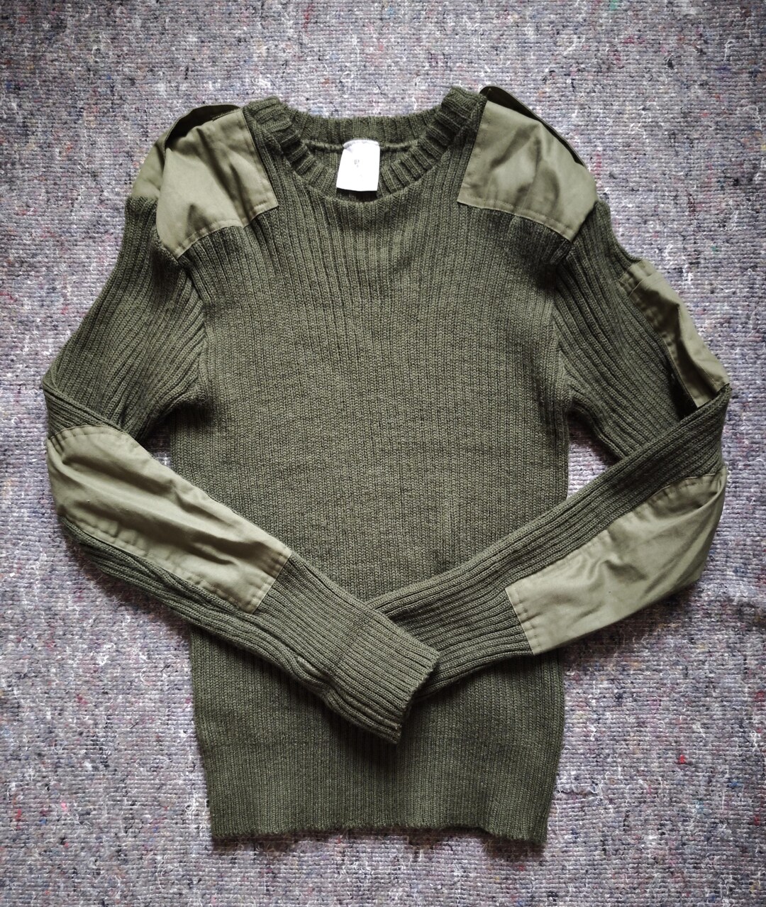 Vintage Woolen Army Sweater - Etsy