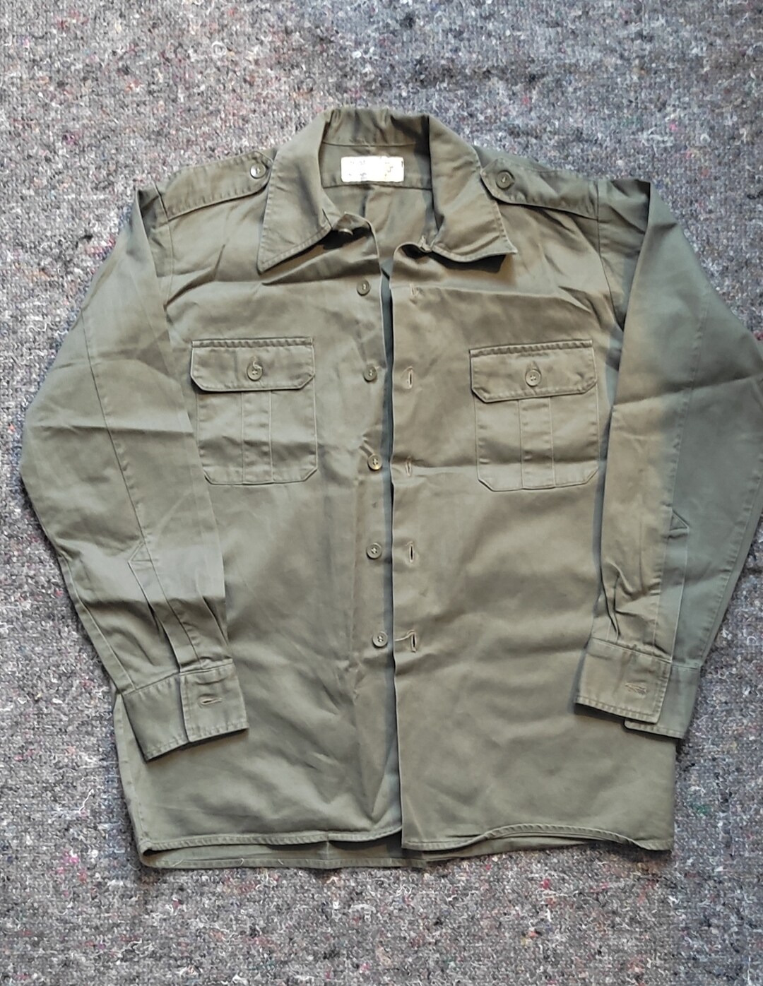 Vintage Army Shirt - Etsy