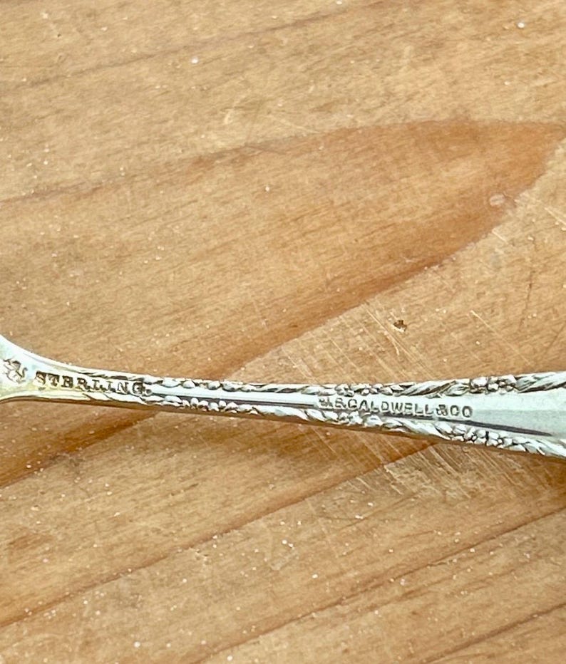 Set of 6 Sterling Silver Strawberry Forks by J.E. Caldwell - Etsy