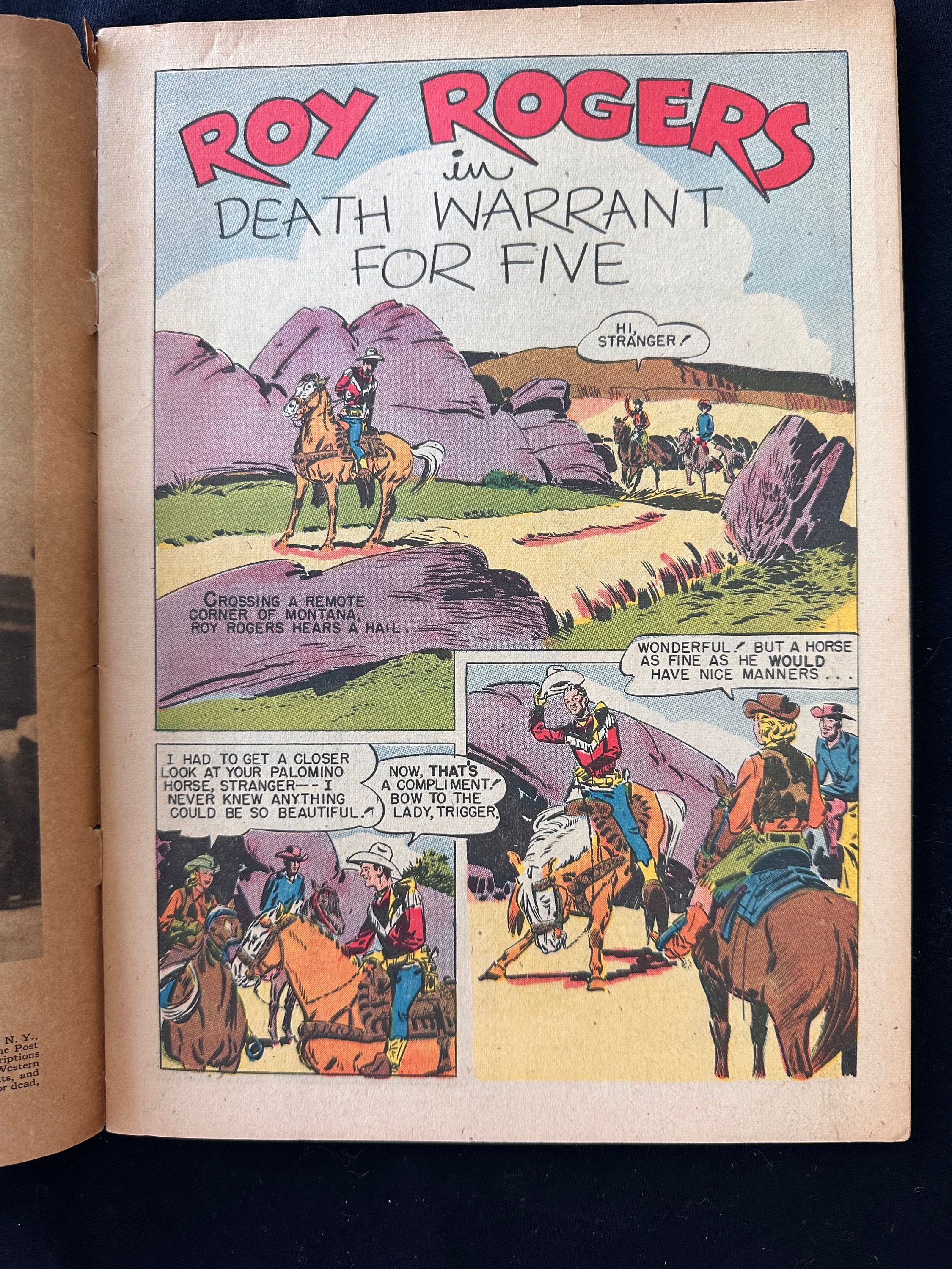Roy Rogers Comic Book - Etsy