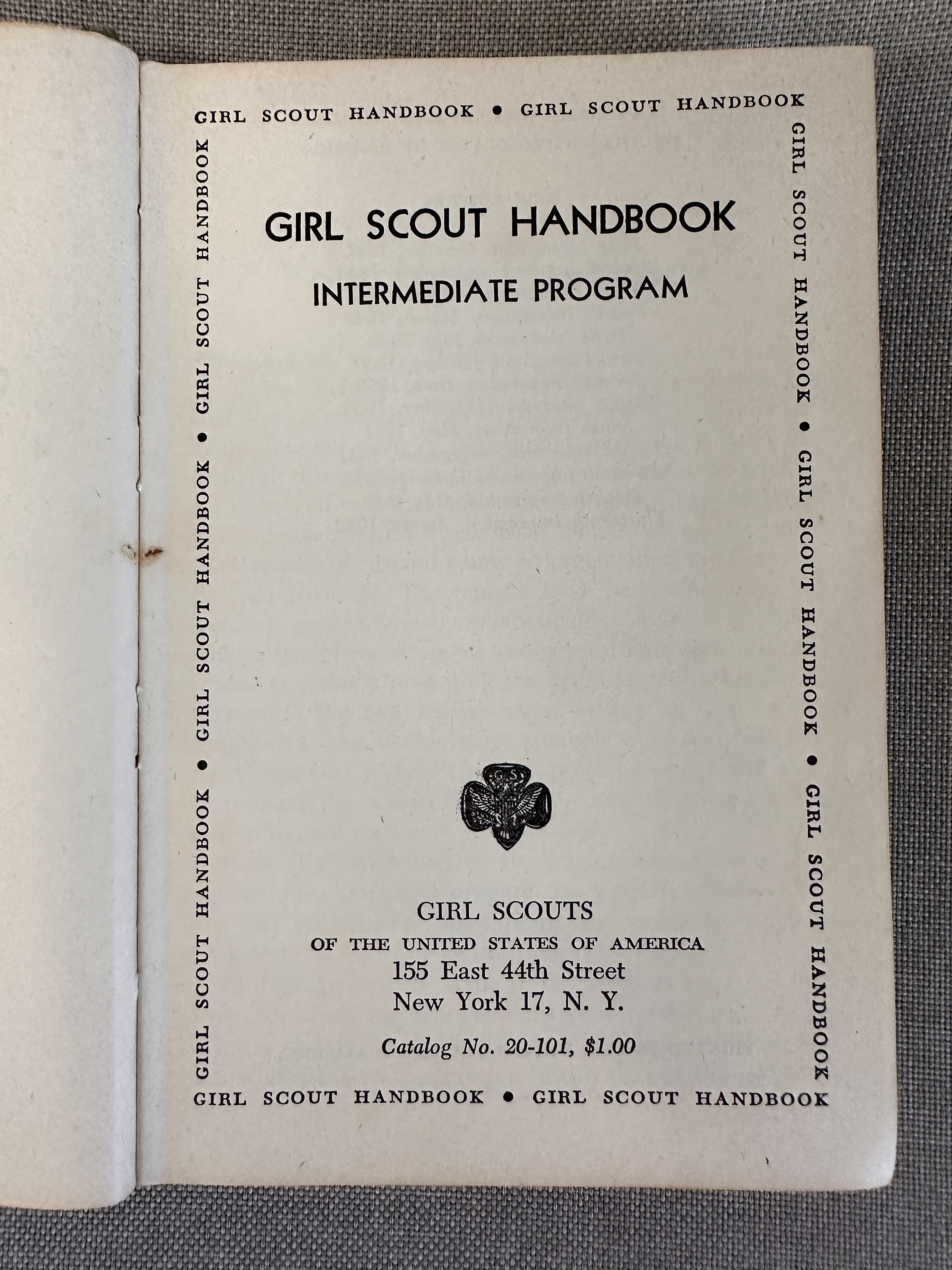 Vintage Girl Scout Handbook - Etsy