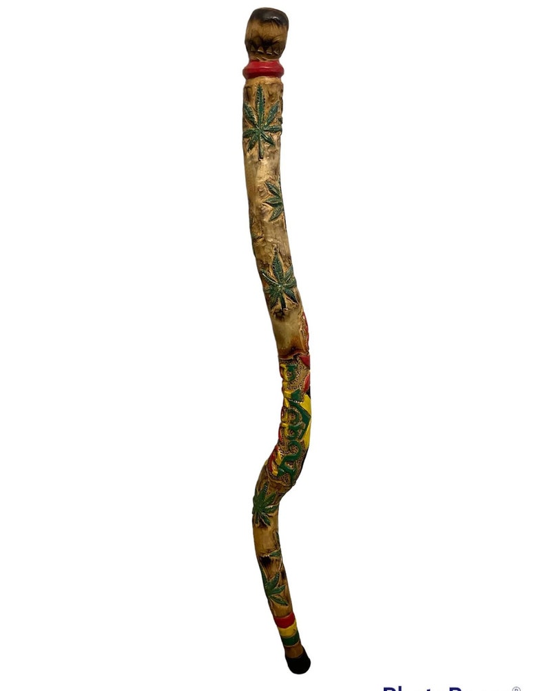 Rasta Man Jamaican Cane - Etsy