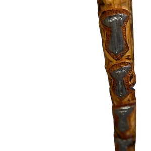 Football Team Cowboy Handcarved Walking Stick - Etsy
