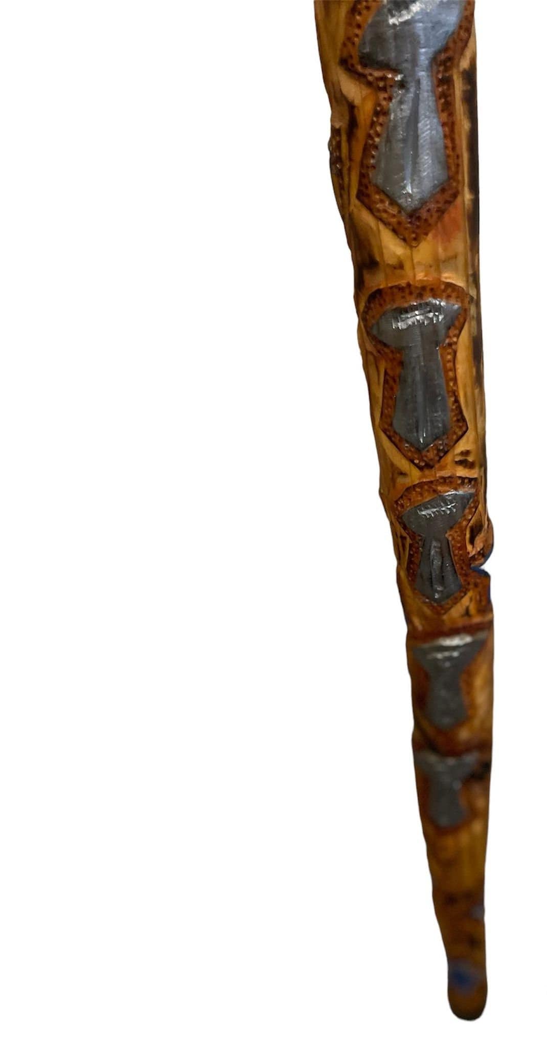 Football Team Cowboy Handcarved Walking Stick - Etsy