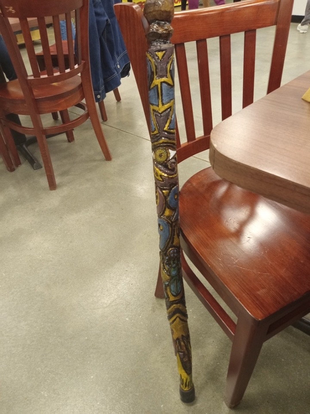 Ankh Symbol Hand-carved Wooden Walking Stick - Etsy