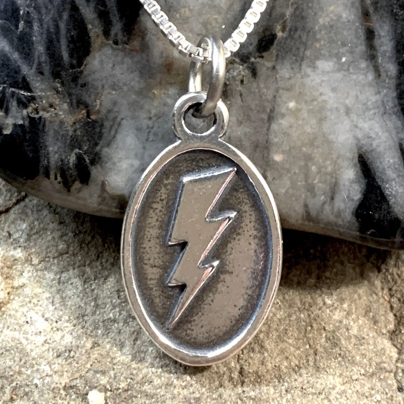 Lightning Charm - Etsy