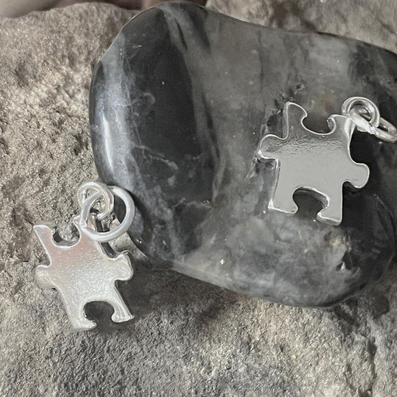 Puzzle Piece Charms - Etsy