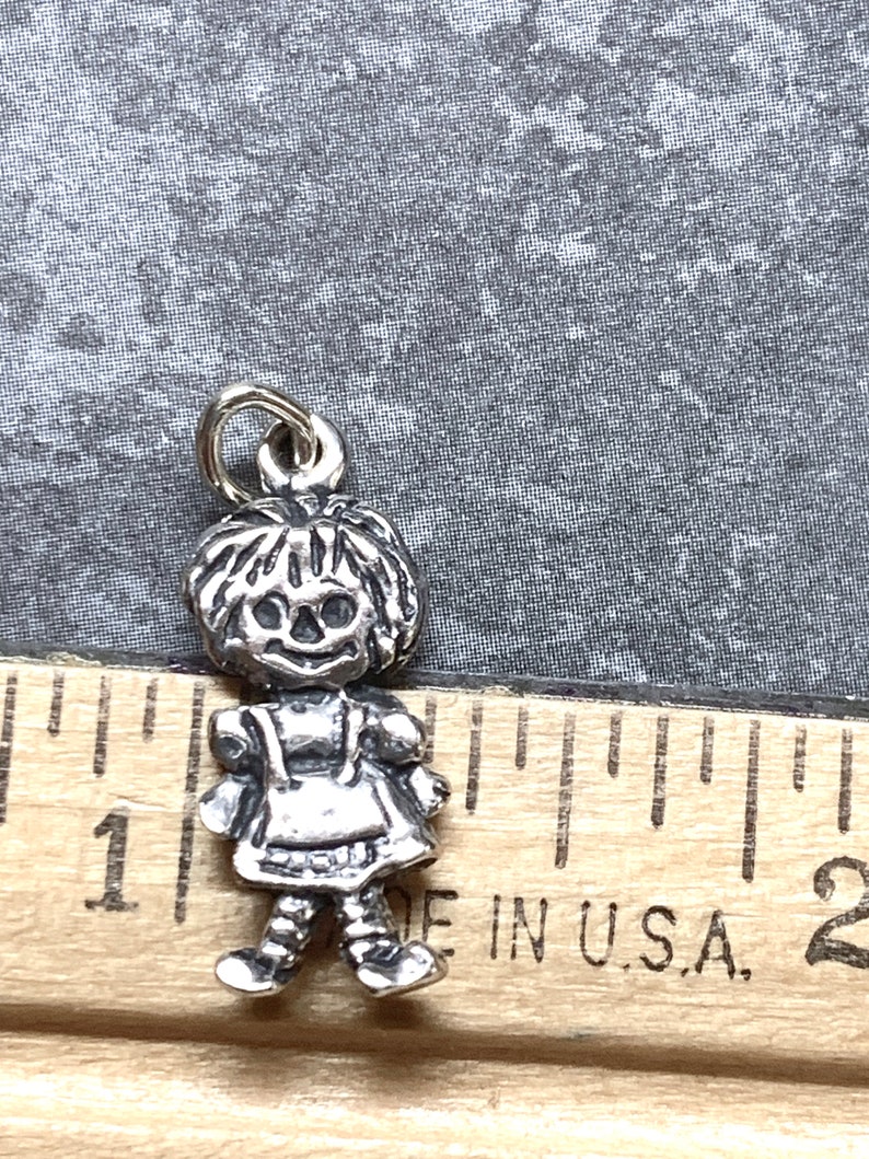 Sterling Rag Doll Charm, Silver Rag Doll Charm, Sterling Doll Charm ...